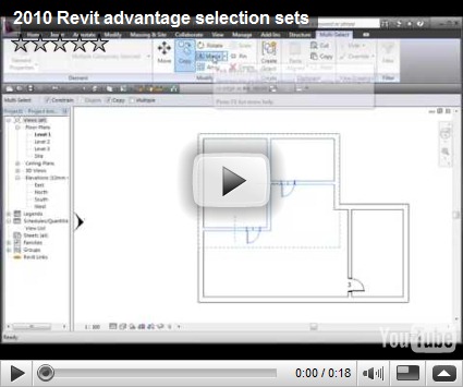 Revit : Revit 2010 subs advantage – selection sets
